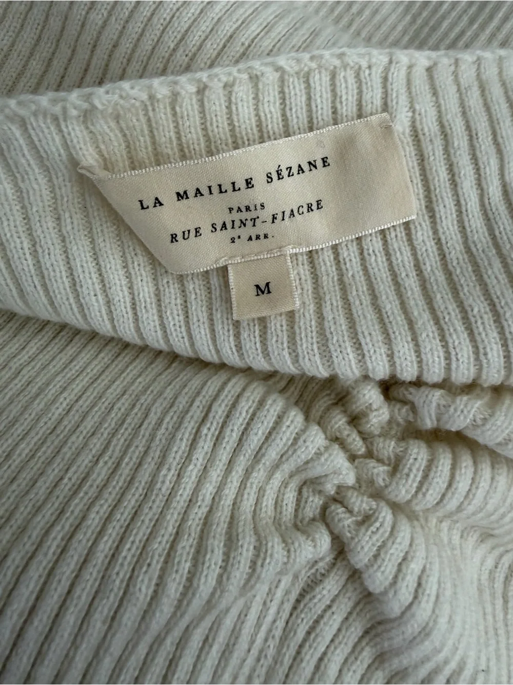 Sezane | Tops | Sezane Ribbed Long Sleeve Bodysuit Medium | Poshmark